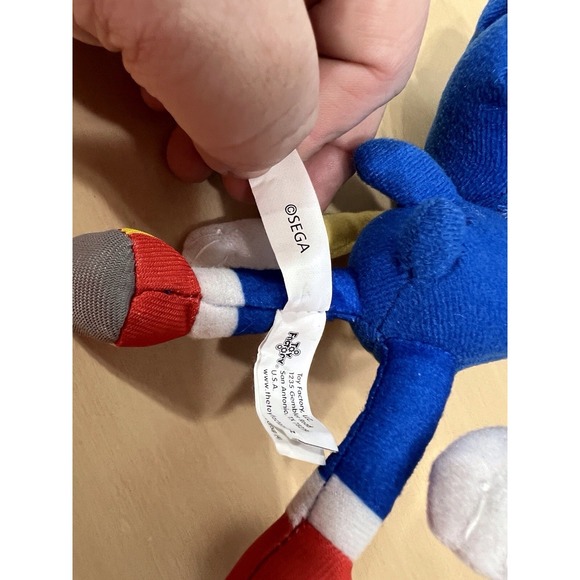 Sega | Toys | Sonic The Hedgehog Plush Stuffed Toy 8 Sega 222 Blue ...